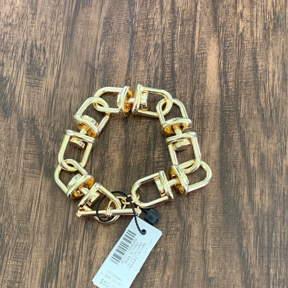 Ann Taylor | Jewelry | Whbm Link And Bolt Goggle Bracelet | Poshmark